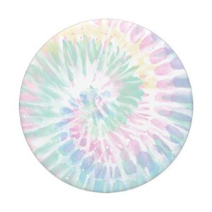 Rainbow Tie Dye in Blue Pink Green Yellow Orange AEHP530 PopSockets PopGrip: Swappable Grip for Phones & Tablets