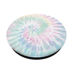 Rainbow Tie Dye in Blue Pink Green Yellow Orange AEHP530 PopSockets PopGrip: Swappable Grip for Phones & Tablets