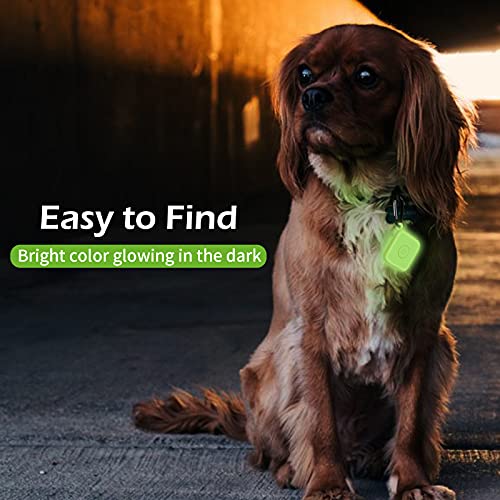 EVAHOM Silicone Case with Keychain for Tile Pro Tracker, 2 PCS Tile Pro Cover Case with Lightweight Waterproof and Anti-Scratch Protective Sleeve, Thin Case Easy to Carry and Green Glow in The Dark