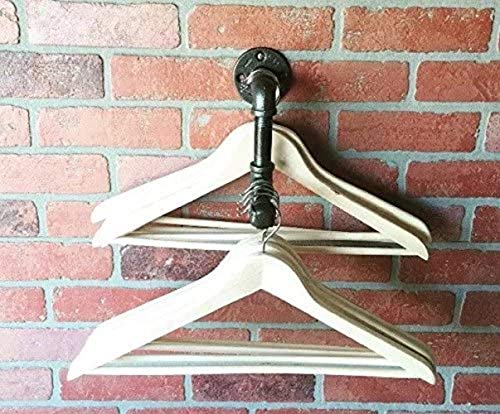 Ironwerks Designs 6" Pipe Wall Rack Clothing Rack, Closet Organization, Retail Display