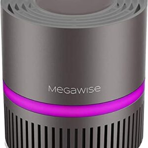 MEGAWISE True H13 HEPA Air Purifier for Home Bedroom Small Room Office, 3-IN-1 Filtration Air Cleaner for Smoke, Dust, Pet Dander, 100% Ozone Free, Available for California