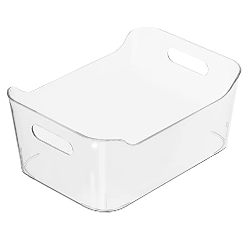 OGGI Storage Bin w/Handles, 13˝ x 9˝ x 6˝, Clear