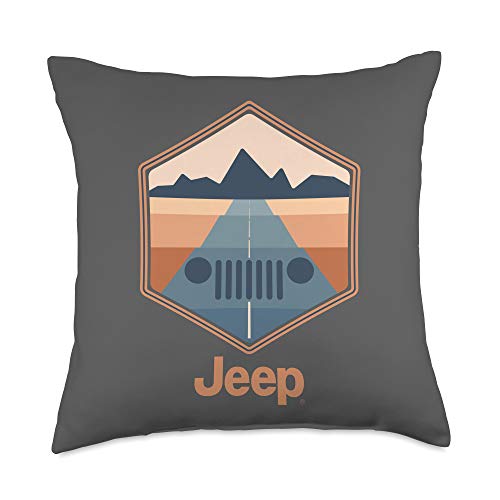 Jeep Grille Horizon Throw Pillow, 1 Count (Pack of 1), Multicolor