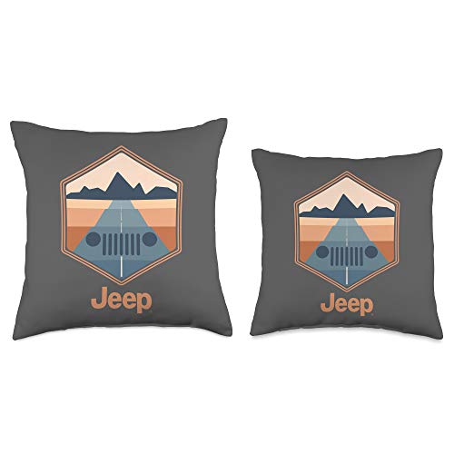 Jeep Grille Horizon Throw Pillow, 1 Count (Pack of 1), Multicolor