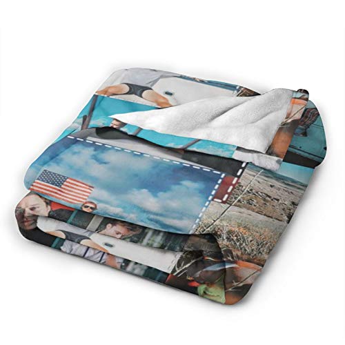 Rudy Pankow J.J. Maybank Soft and Comfortable Wool Fleece Throw Blankets Yoga Blanket Beach Blanket Suitable for Home and Tourist Camping