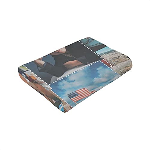 Rudy Pankow J.J. Maybank Soft and Comfortable Wool Fleece Throw Blankets Yoga Blanket Beach Blanket Suitable for Home and Tourist Camping