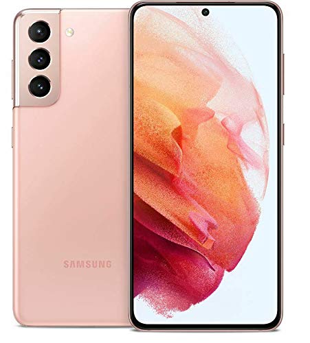 SAMSUNG Galaxy S21 5G (SM-G991B/DS) Dual SIM 128GB, 6.2”, Factory Unlocked GSM, International Version - No Warranty - Phantom Pink