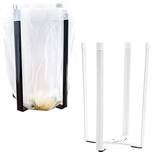 ZOOFOX 2 Pack Bottle Drying Rack, Retractable Kitchen Bag Drying and Storage Holder Stand for Bottles, Cups and Towels, Bag Rack Holder (Black, White)