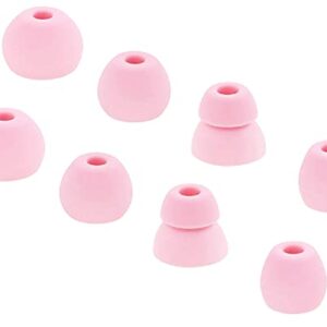 JNSA Replacement Eartips Earbuds Tips Compatible with Powerbeats Pro Beats Wireless Earphone Headphones Earbuds Tips,4 Pairs, Pink (Powerbspro)