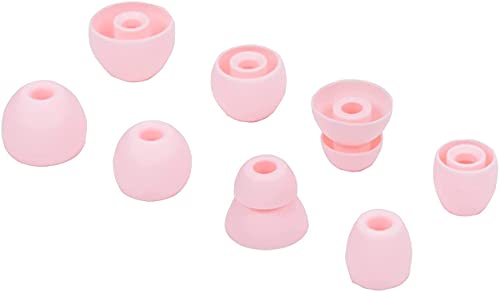 JNSA Replacement Eartips Earbuds Tips Compatible with Powerbeats Pro Beats Wireless Earphone Headphones Earbuds Tips,4 Pairs, Pink (Powerbspro)