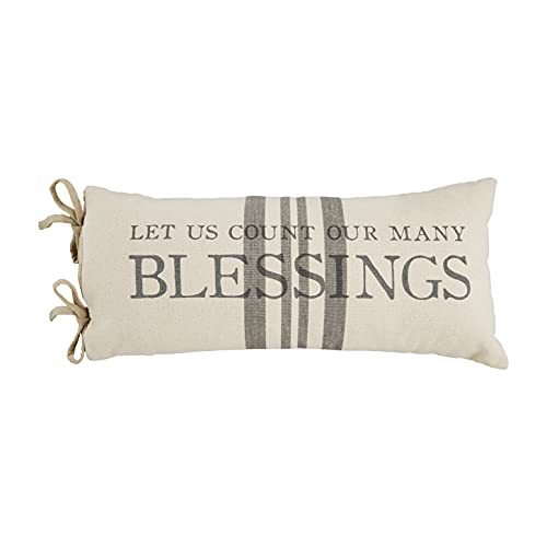 Mud Pie Blessings Pillow, Count