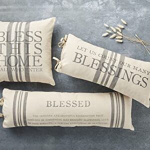 Mud Pie Blessings Pillow, Count