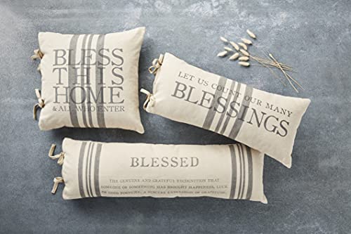 Mud Pie Blessings Pillow, Count