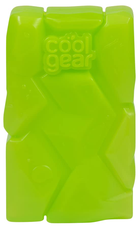 Cool Gear 4-Pack Fat Ice Pack | Reusable Ice Blocks for Lunch Box, Coolers, & More | BPA Free with Non-Toxic Freezer Gel | Keeps Food Cold & Fresh