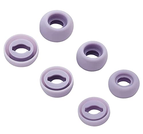 ALXCD Ear Tips Compatible with Galaxy Buds Pro Earbuds, S/M/L 3 Size 3 Pairs Silicone Replacement Eartips Earbuds Tips, Compatible with Galaxy Buds Pro SM-R190, 3 Pairs, Phantom Violet