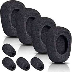 b550-xt kit replacement ear pads cushion mic foam compatible with b550-xt b550xt b450-xt headset i b550 xt accessories