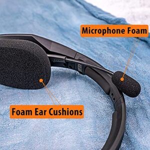 B550-XT Kit Replacement Ear Pads Cushion Mic Foam Compatible with B550-XT B550XT B450-XT Headset I B550 XT Accessories