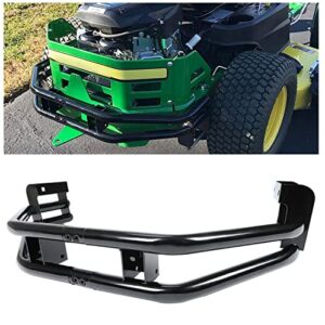 hecasa rear bumper & trailer hitch kit compatible with john deere ztrak zero-turn mowers z235 z255 z335e z335m z345m z345r z355e z375r