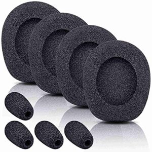 b450-xt kit replacement ear pads cushion mic foam compatible with b450-xt b450xt headset i b450 xt accessories