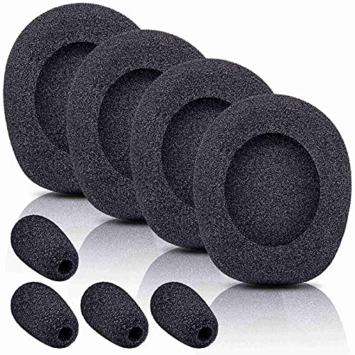 B450-XT Kit Replacement Ear Pads Cushion Mic Foam Compatible with B450-XT B450XT Headset I B450 XT Accessories