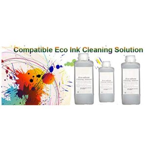 MELDIKISO 1L Compatible ECO Solvent Ink Cleaning Solution Liquid for Solvent Ink Printers