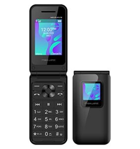 flip phone 4g lte volte unlocked compatible with t-mobile mint gsm worldwide maxwest neo 4g dual nano sim lte bluetooth (not verizon/boost) radio fm