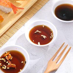 Cabilock 10pcs Sauce Dishes Appetizer Plate Soy Sauce Dipping Dishes Condiment Dishes Mini Serving Bowl for Buffet Side Dishes Ketchup BBQ Dinner