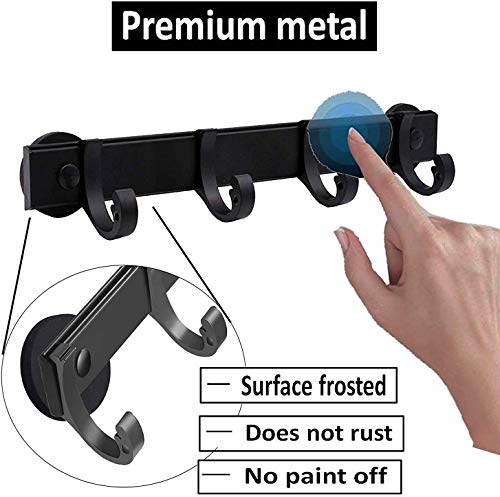 Magnetic Hook Rack Kitchen Tool Hanger Organizer -Adjustable Hook Rail - Strong magnets - for Refrigerator,Metal Cabinet,Stove,BBQ,dishwasher,Grills - No installation tools required（No cleaning brush）