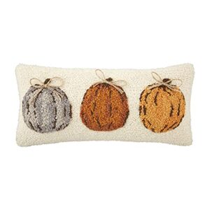 mud pie pumpkin trio pillow, multi