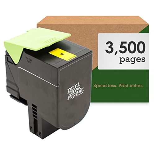 Print.Save.Repeat. Lexmark C241XY0 Yellow Extra High Yield Toner Cartridge for C2425, C2535, MC2425, MC2535, MC2640 Printers Laser Printer [3,500 Pages]