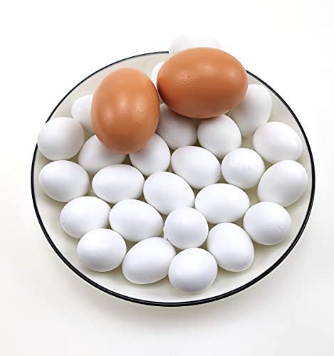 10 Pieces of Pigeon Eggs Simulation of Solid Plastic Pigeon Eggs for Pigeon Hatching Help Laying Pigeon Agricultural Tool Poultry