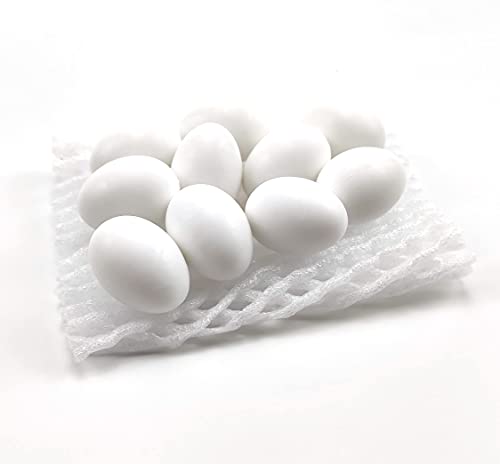 10 Pieces of Pigeon Eggs Simulation of Solid Plastic Pigeon Eggs for Pigeon Hatching Help Laying Pigeon Agricultural Tool Poultry