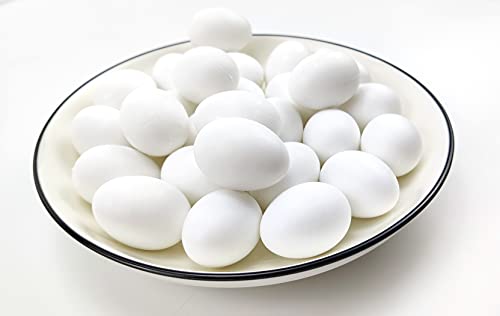 10 Pieces of Pigeon Eggs Simulation of Solid Plastic Pigeon Eggs for Pigeon Hatching Help Laying Pigeon Agricultural Tool Poultry