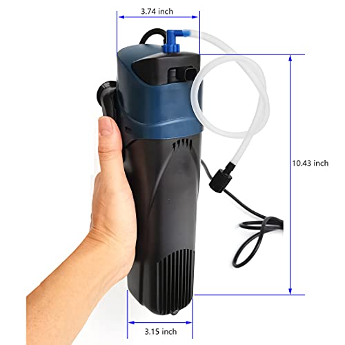 YADICO Green Water Filter Machine Pump for Aquarium Plant and Fish Tank