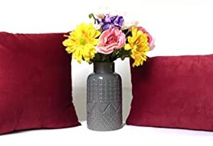 Norott Decorative Throw Pillow Vault Secret Pocket-6.5x10.5-Keep Items Private Safe Secure in Plain Sight-Beds-Couch-Sofa-Any Room-Travel Use- Oblong Crimson-13.5x19.5x6.5 inches