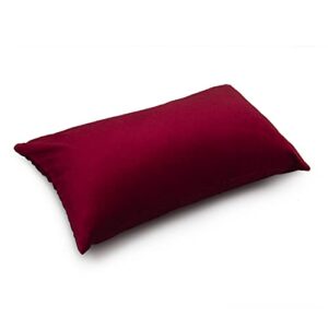 Norott Decorative Throw Pillow Vault Secret Pocket-6.5x10.5-Keep Items Private Safe Secure in Plain Sight-Beds-Couch-Sofa-Any Room-Travel Use- Oblong Crimson-13.5x19.5x6.5 inches