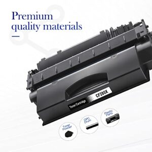 Valuetoner 80X Compatible Toner Cartridge Replacement for HP CF280X CF280A 80A 05A CE505A to use with Pro 400 M401dn, M401dne, M401n, MFP M425dn, M425dw, P2055DN Printer (2 Black)