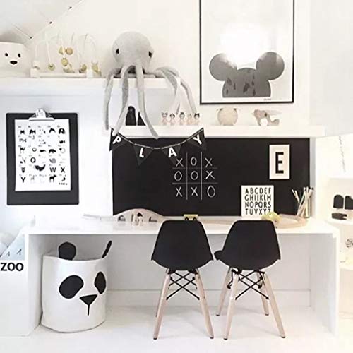 WSZJJ Panda Storage Bag Basket Baby Kids Toy Clothes Canvas Laundry Basket Storage Bag Can Stand Nappy Bin Home Storage Bucket