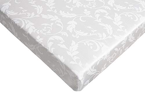 DHP Carter 6 Inch Twin Mattress with Thermobonded Core and Jacquard Cover, White