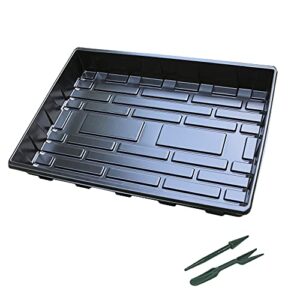 gardzen 10-pack plant trays without holes 17.3" x 13" x 2.3"