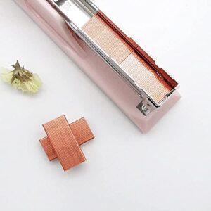 Dreamty Rose Gold Staples Creative 24/6 Standard Stapler Refill 4 Boxes 4000 Count Office Supplies