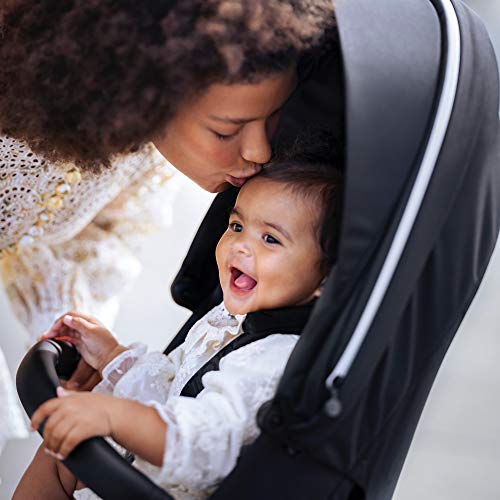 Stokke Xplory X, Golden Yellow - Luxury Stroller - Adjustable for Both Baby & Parents' Comfort - Padding, Harness & Reflective Zipper for Added Safety - Folds in One Step