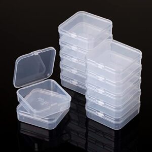 mr. pen- small plastic containers, clear, 12 pcs, small bead organizer, small containers for organizing, bead containers, small plastic box, mini containers, small plastic storage containers.