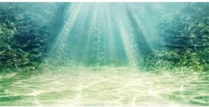 awert aquarium background aquatic plant bubble underwater ocean floor fish tank background polyester background 48x18 inches