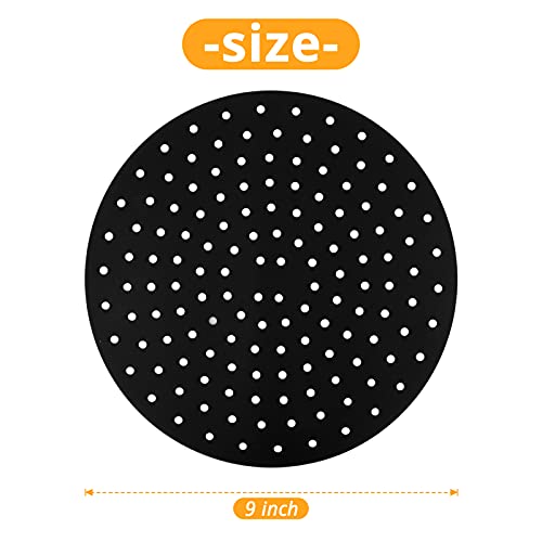 Silicone Pot Holder Trivet Mats, KUFUNG Heat Resistant Table Dish Drying Mat, Hot Pads Spoon Rest, Non Slip, Flexible, Durable, Dishwasher Safe (Black, Ventilated Holes)