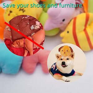 YUNKINGDOM Puppy Small Dog Squeaky Toy 27 Pack Dog Squeakers Toys for Small Dogs Cute Bulk Dog Toys Stuffed Plush Dog Toy for Puppies Pet Small Dog Toys