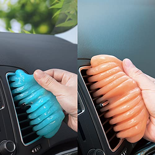 TICARVE Cleaning Gel for Car Detailing Tools Car Cleaning Kit Automotive Dust Air Vent Interior Detail Detailing Putty Universal Dust Cleaner for Auto Laptop Home Car Slime Cleaner