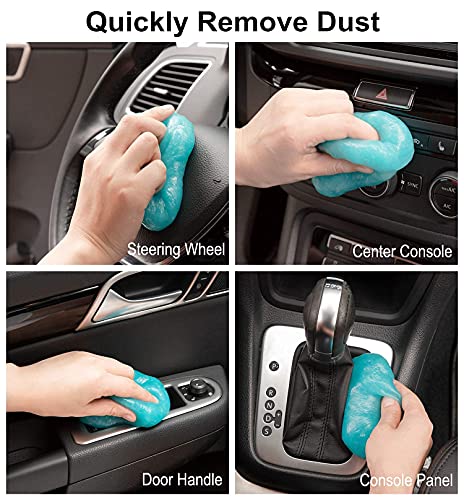 TICARVE Cleaning Gel for Car Detailing Tools Car Cleaning Kit Automotive Dust Air Vent Interior Detail Detailing Putty Universal Dust Cleaner for Auto Laptop Home Car Slime Cleaner