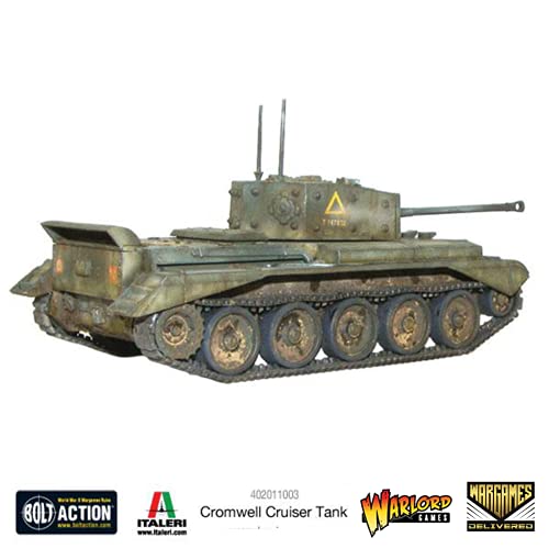 Wargames Delivered Bolt Action Miniatures - Warlord Games Cromwell Cruiser Tank British Army Model Tank 28mm Miniatures - Wargaming, WW2 Model Kits, and Tank Model Kit Model Tanks Kits to Build