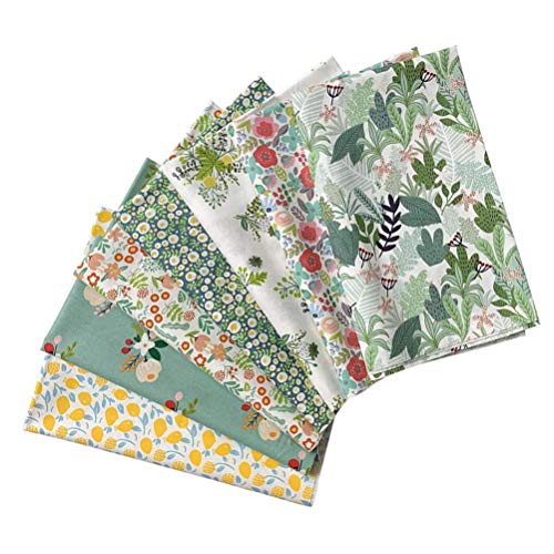 PRETYZOOM 7pcs Sewing Floral Fabric DIY Patchwork Bundle Craft Quilting Cotton Cloth Party Supplies